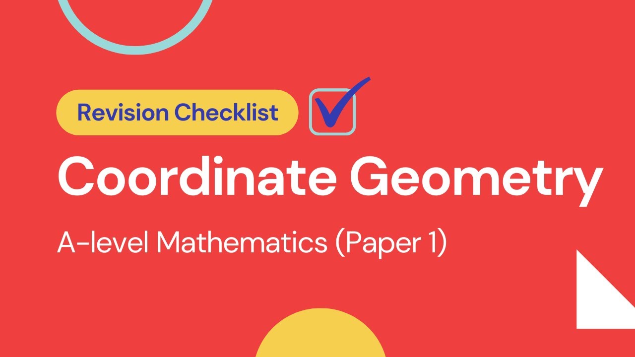 P1 Coordinate Geometry |Quick Revision of All Concepts |AS/A-level Math ...