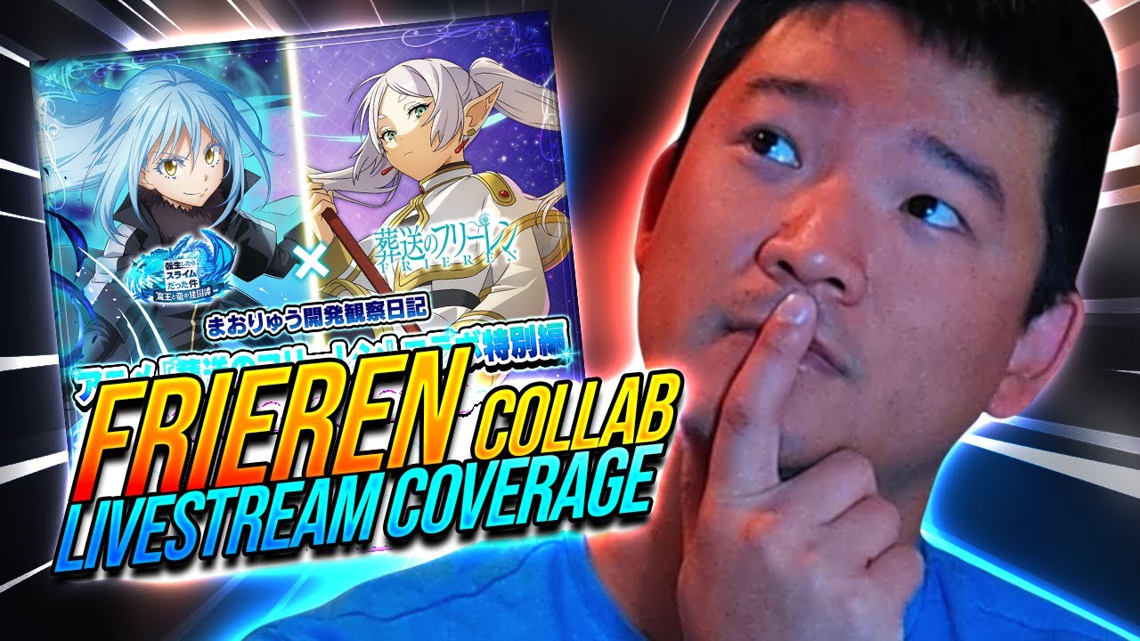 FIRST STACKING ORANGE META! FRIEREN COLLAB LIVESTREAM COVERAGE! (Slime ...