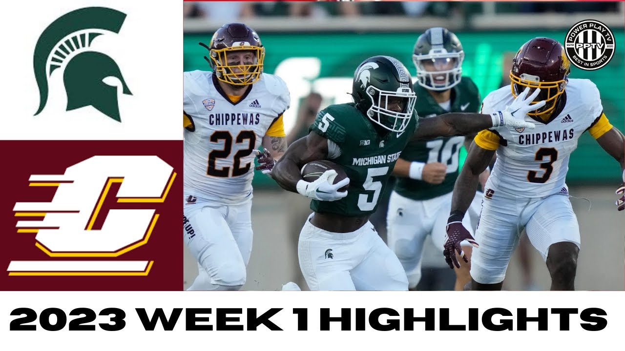 Central Michigan vs Michigan State Football Game Highlights 9 1 2023 ...