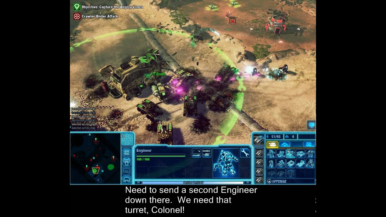 cnc4 Command & Conquer 4 (C&C4) GDI Mission 10 - Part 1 of 3 - For All ...