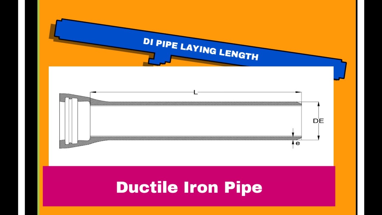 DI pipe laying length - YouTube