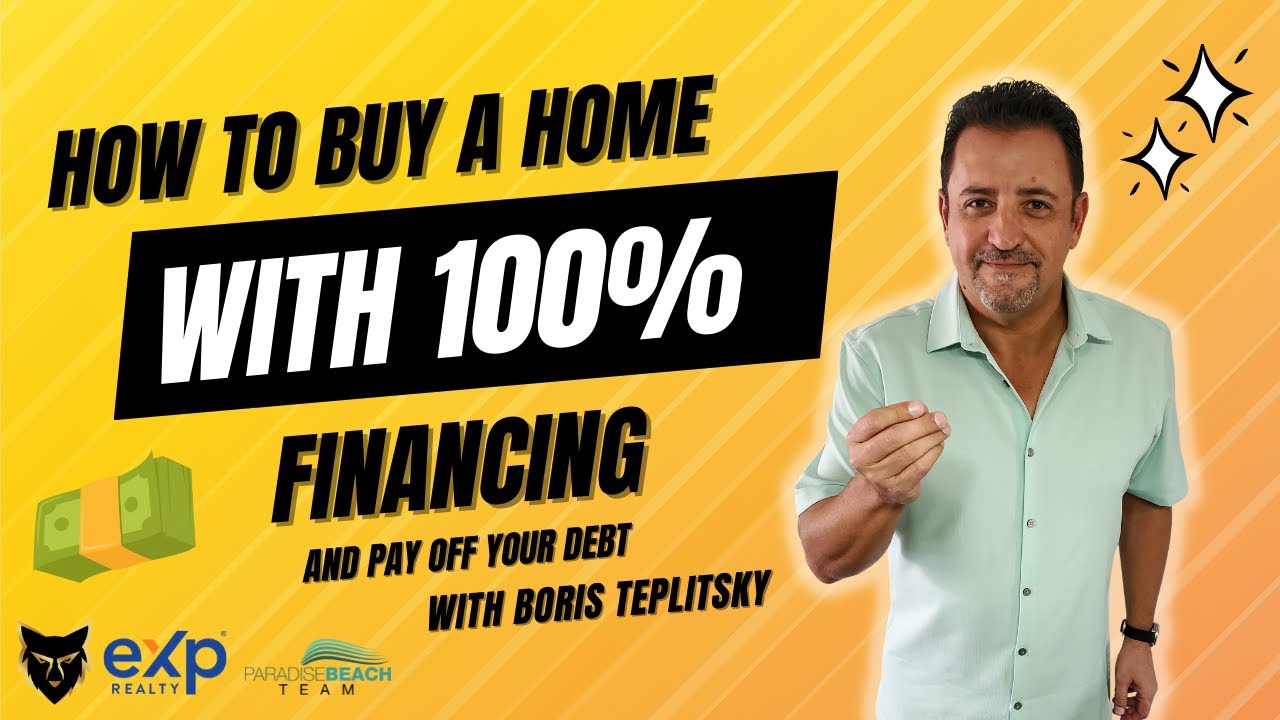 How to buy a home with 100% financing and reduce your debt. - YouTube