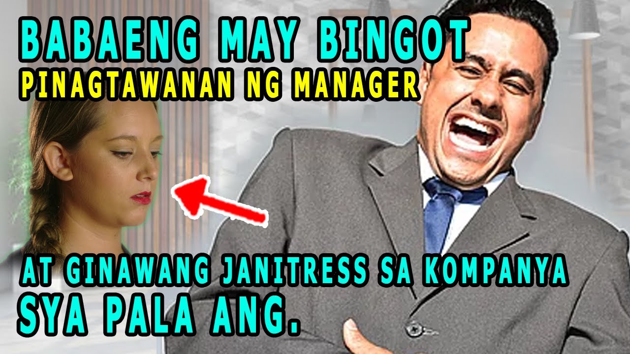 BABAENG MAY BINGOT NAG APPLY SA KUMPANYA GINAWANG JANITRESS NG MAYABANG ...