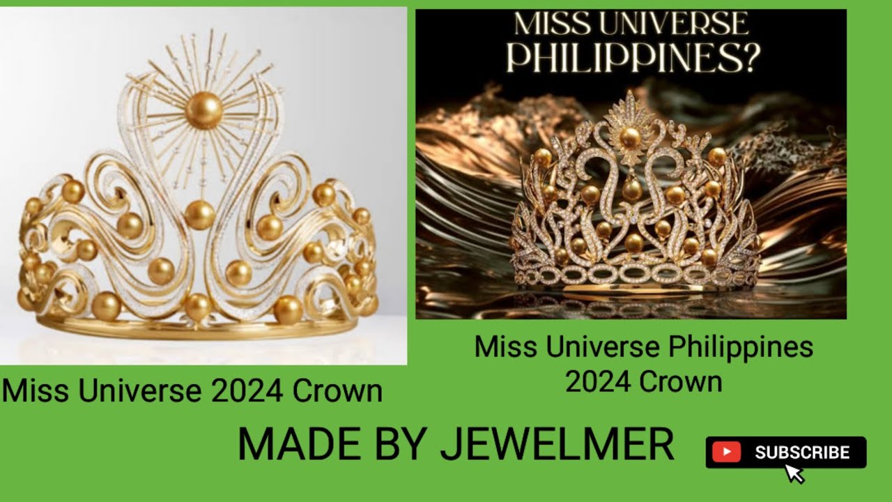 TWO VERY PRECIOUS EXPENSIVE CROWN MADE BY JEWELMER MU2024 AND MUPH2024 ...