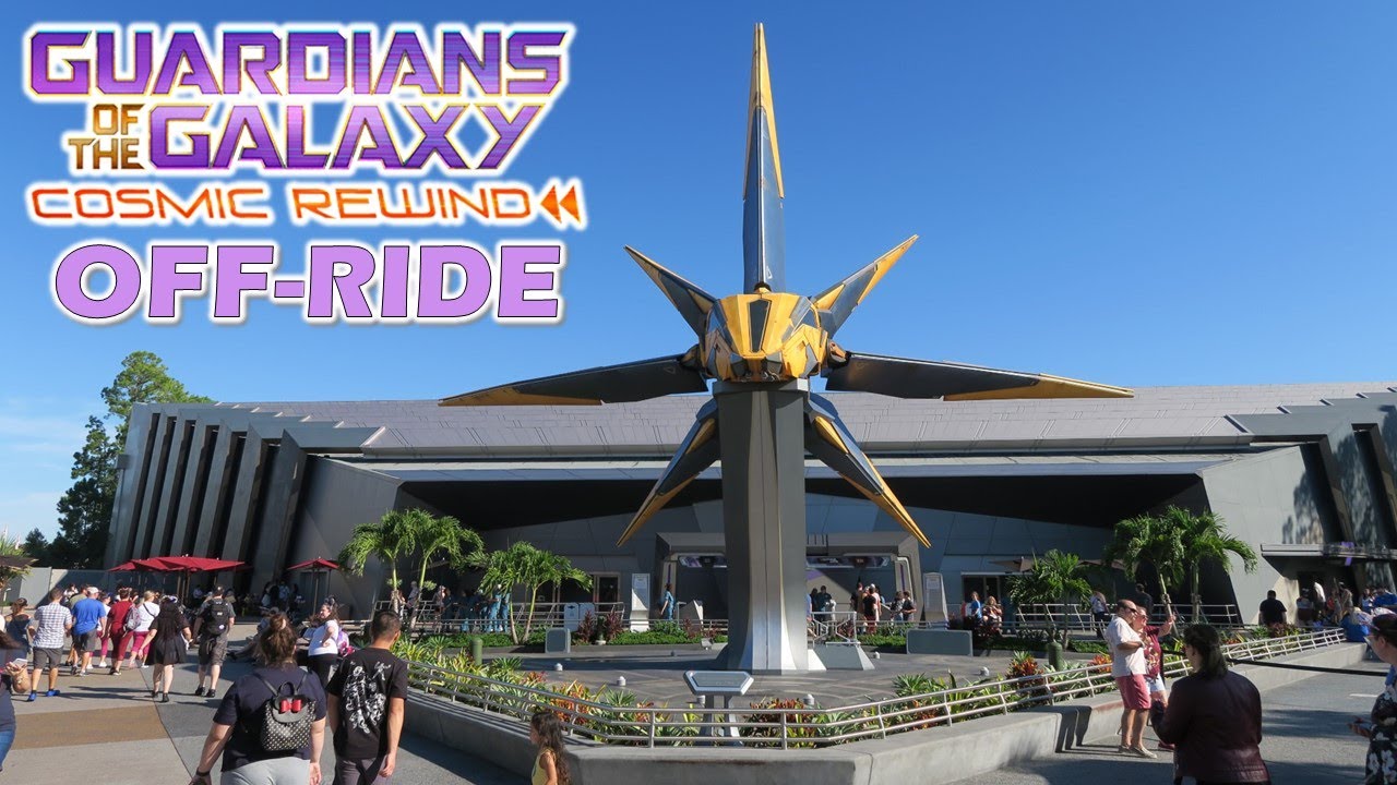 Guardians of the Galaxy: Cosmic Rewind Off-Ride Footage, Epcot Vekoma ...