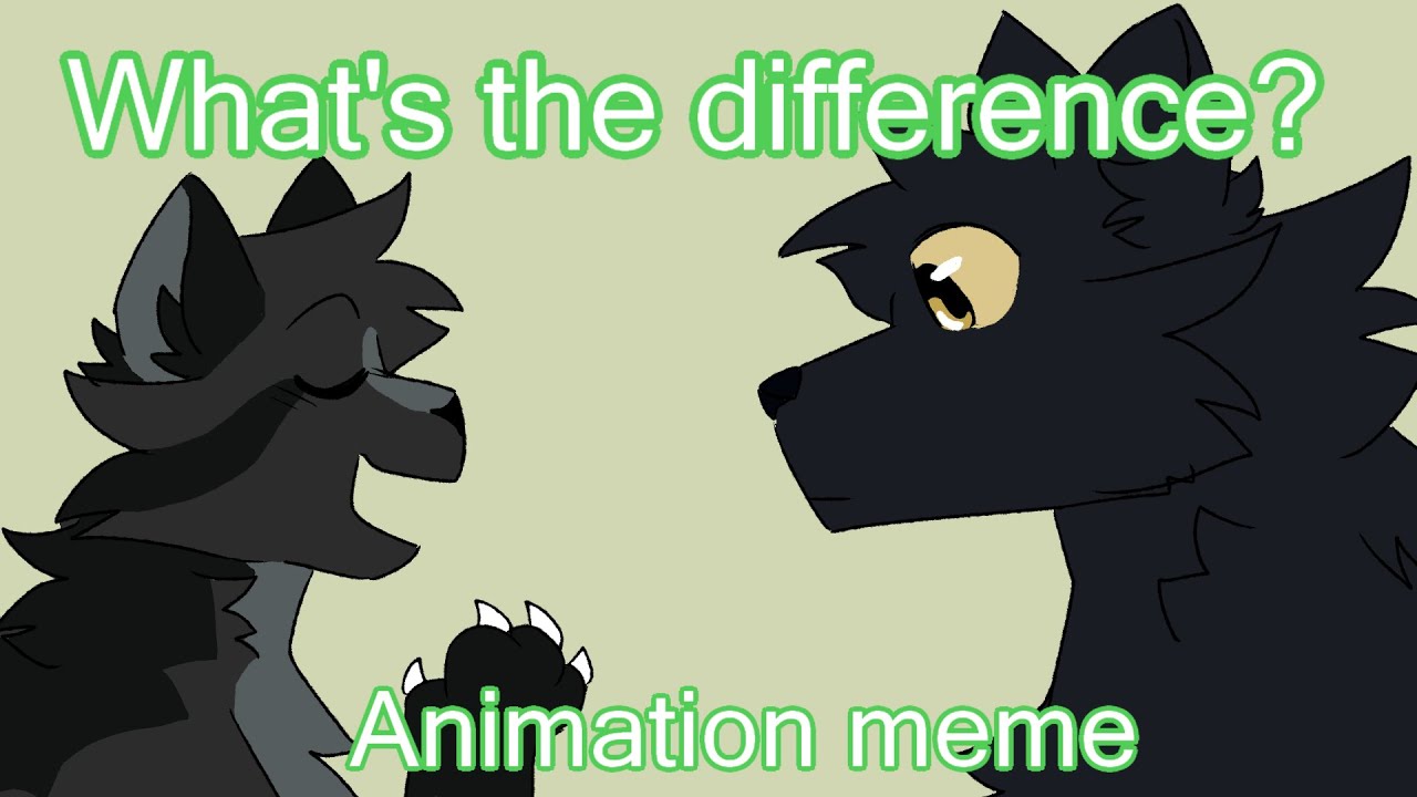 what's the difference - OC animation meme - YouTube
