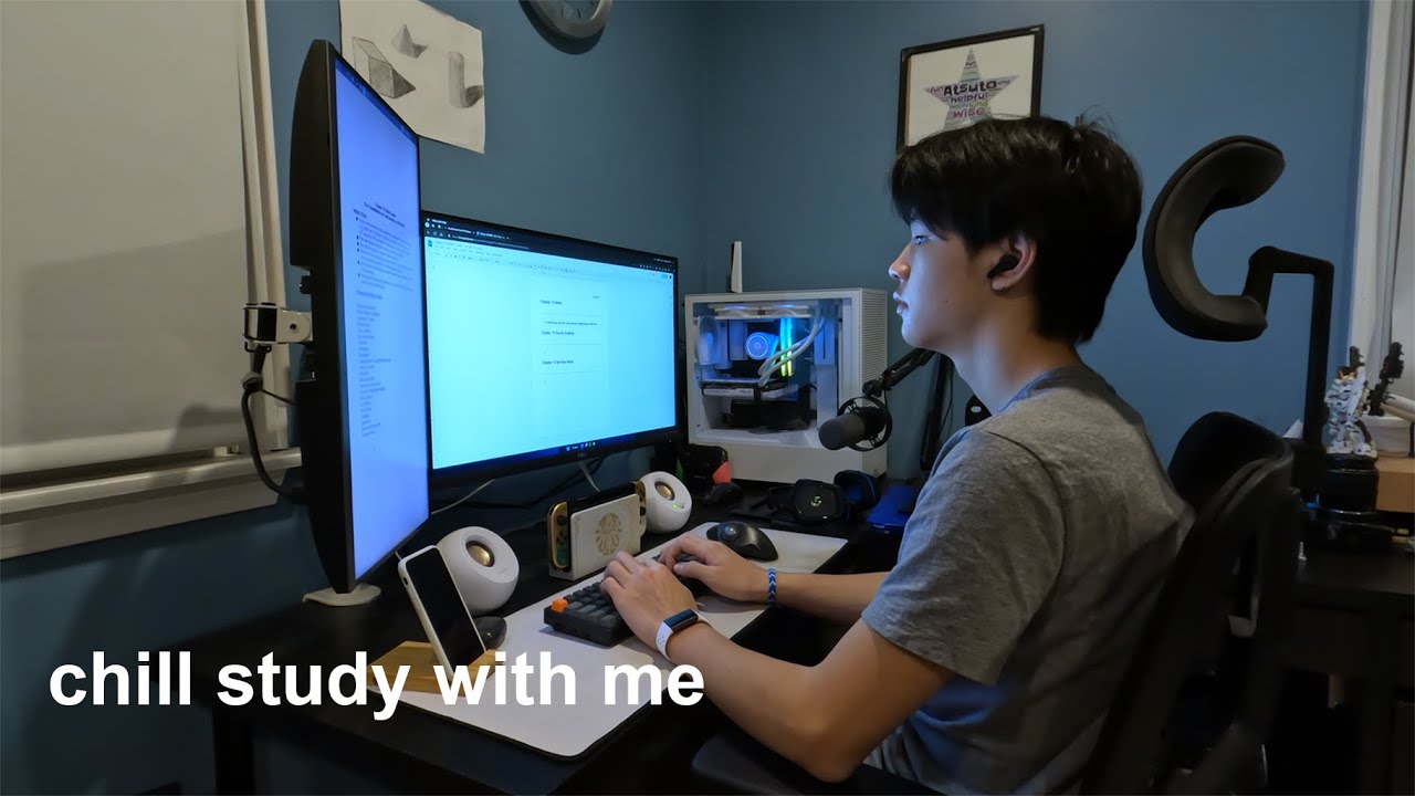 study with me | chill studying with music 📝 - YouTube