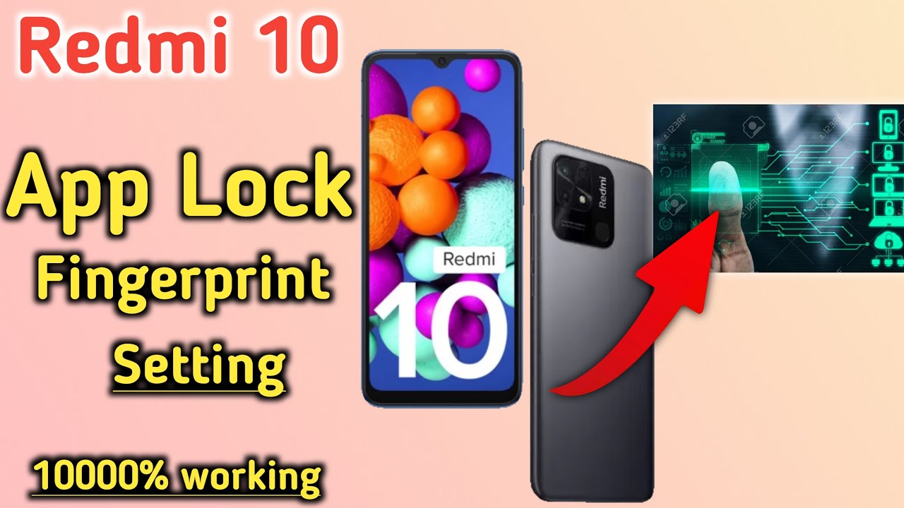 How to lock apps in Redmi 10/redmi 10 me app lock kaise kare/app lock ...