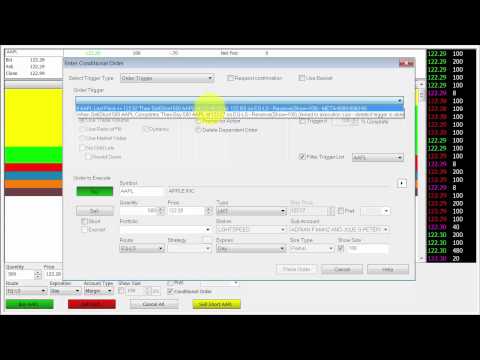 RealTick - Using Multileg Conditional Orders
