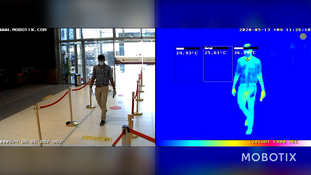 Detect temperature differences with MOBOTIX - YouTube