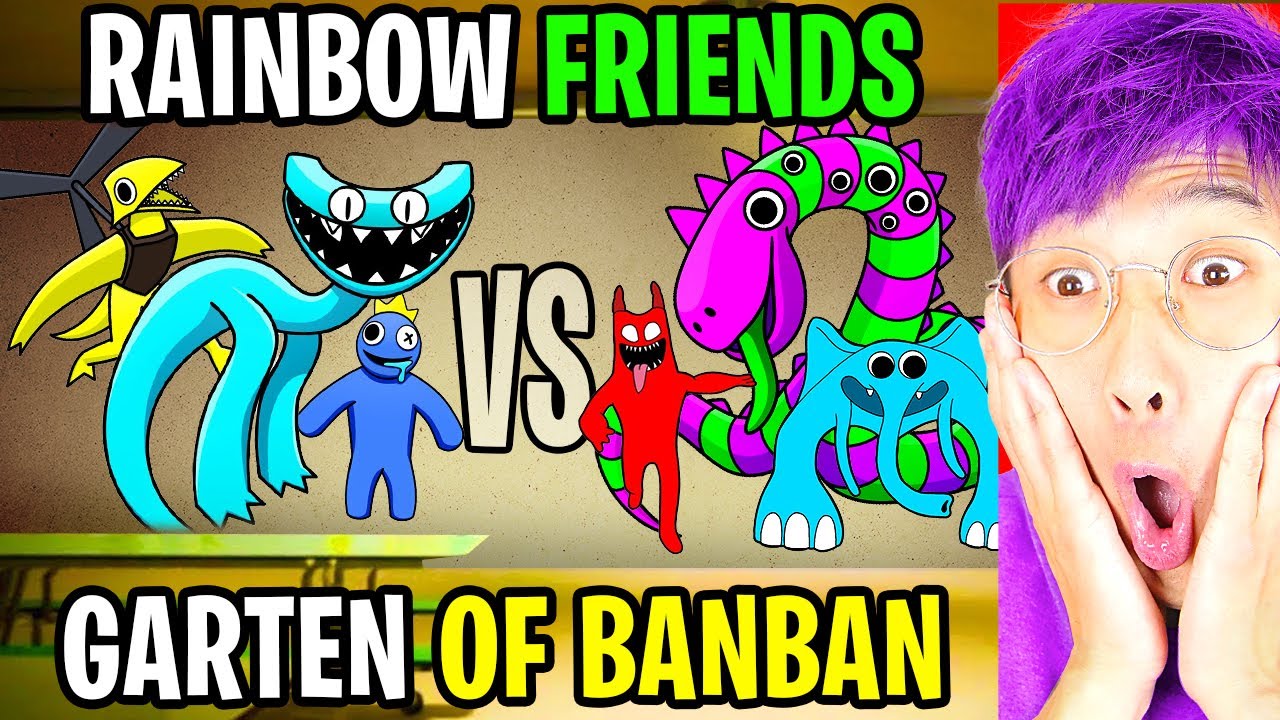 RAINBOW FRIENDS vs GARTEN OF BANBAN! (CRAZIEST ANIMATIONS EVER!) - YouTube