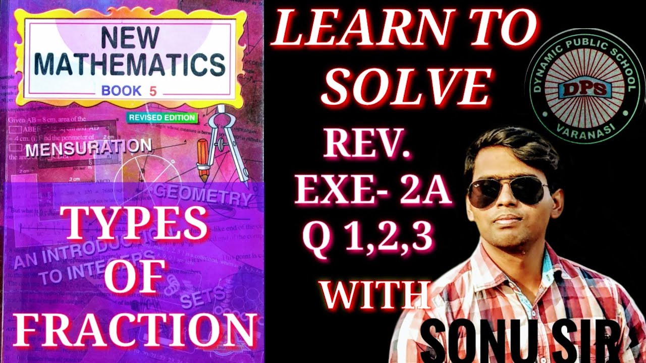 CLASS 5 FRACTION EXERCISE 2A (Q 1,2,3) - YouTube