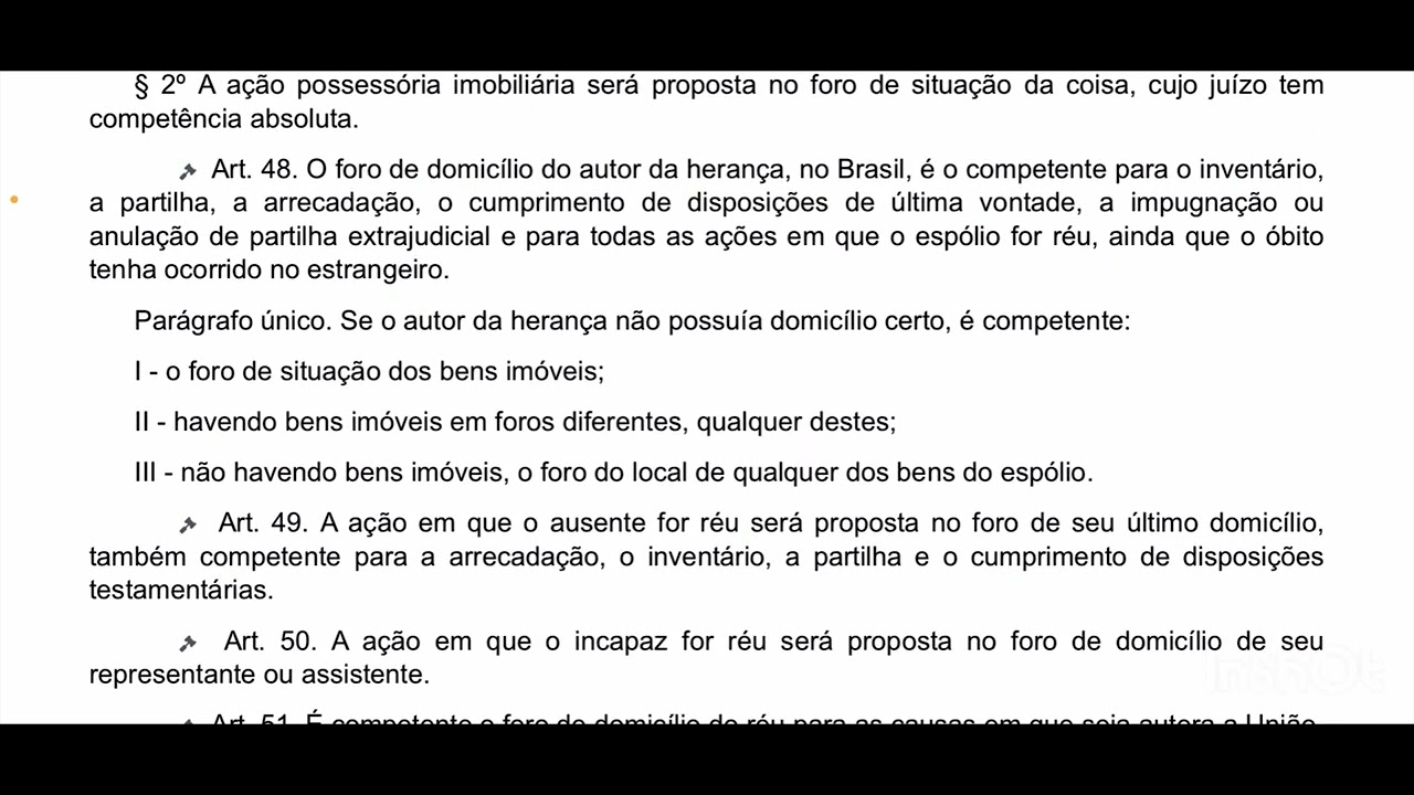 Código processo civil em áudio - artigo 42 a 53 | voz humana - YouTube