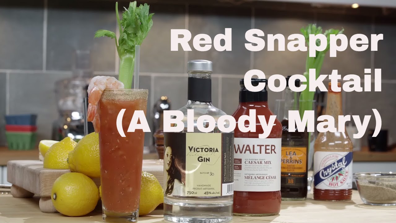🔞 Red Snapper Cocktail || How To Make A Bloody Mary - YouTube