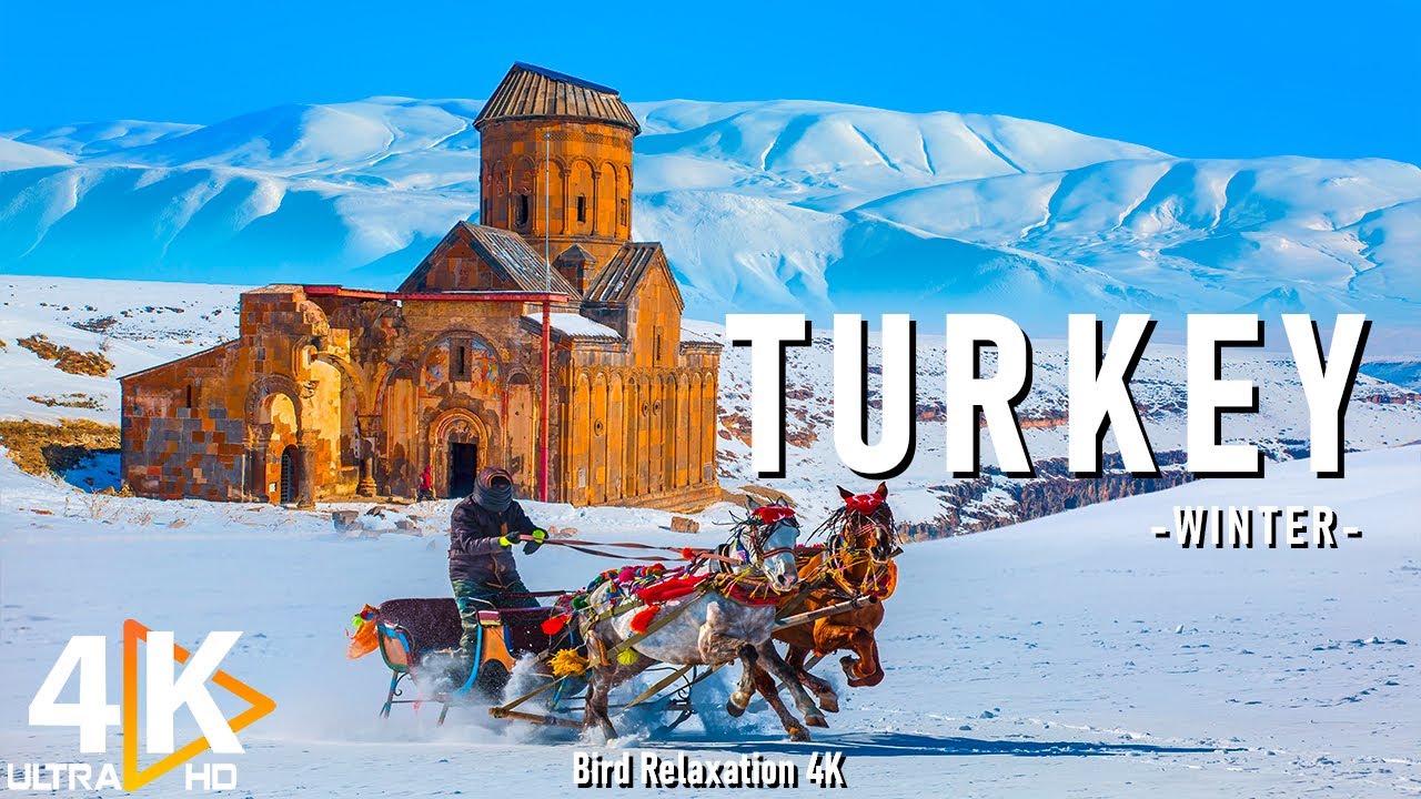 Winter in Turkey 4K ️ Explore Snow-Capped Landscapes, Historic Wonders ...