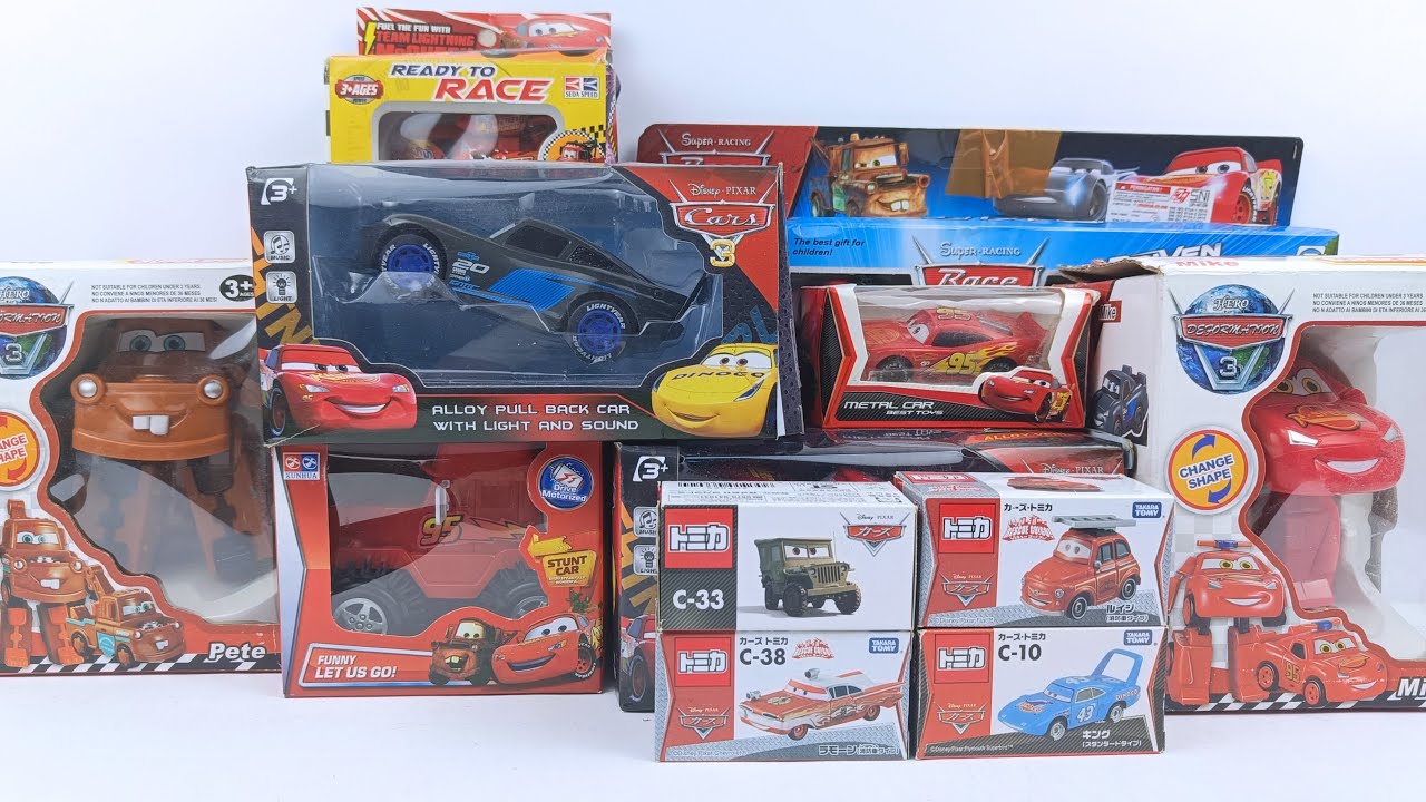 13 Minutes Satisfying with Unboxing Cute Disney Pixar Cars unique toys ...