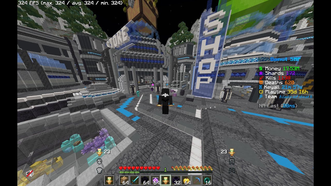 donut smp rating bases mid base 75k good base 300k - YouTube