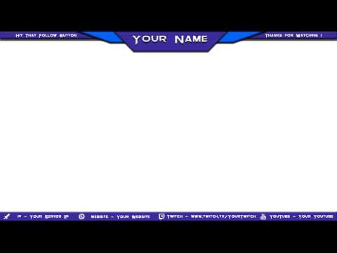 Twitch Overlay Template 1 Free Download Doovi Free Twitch Overlay ...