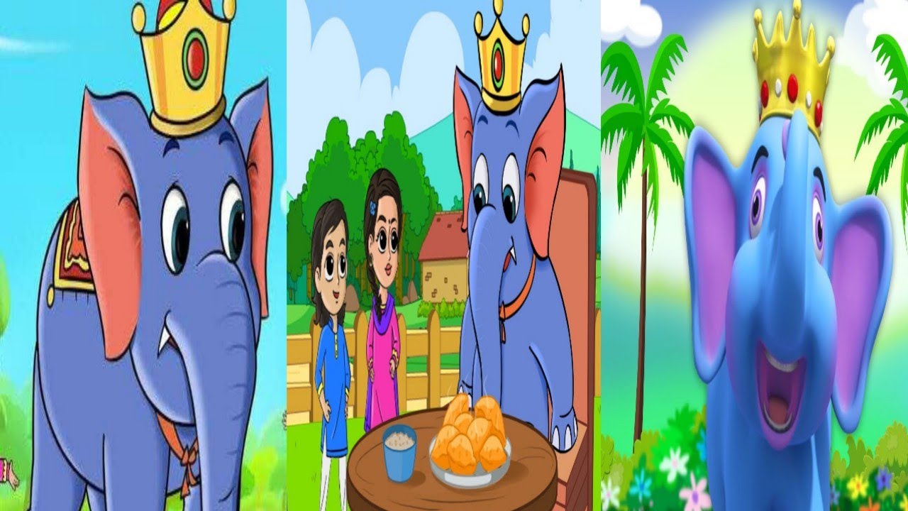 haathi raja| rhymes for kids| hindi rhymes|@toddlerscamp - YouTube