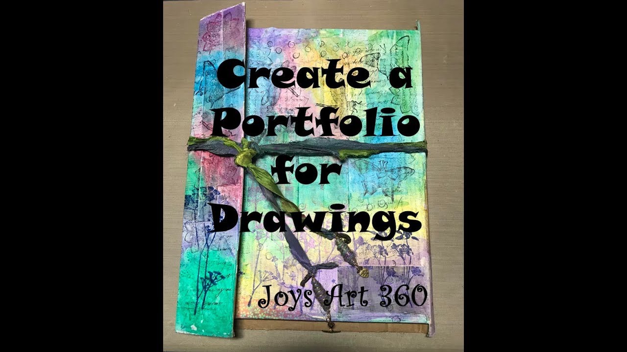 Creating a Portfolio for Drawings - YouTube