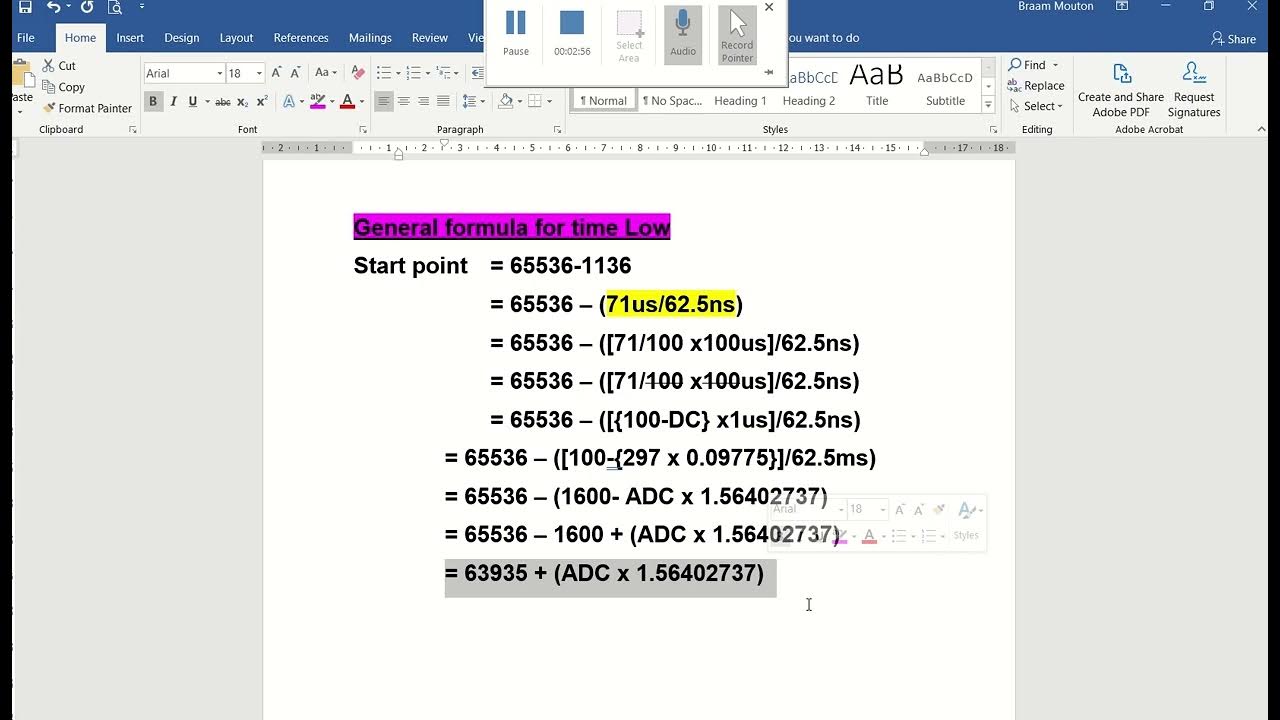 PWM Video 4: Atmega328P calculations using Timer 1-Freq changeable - YouTube