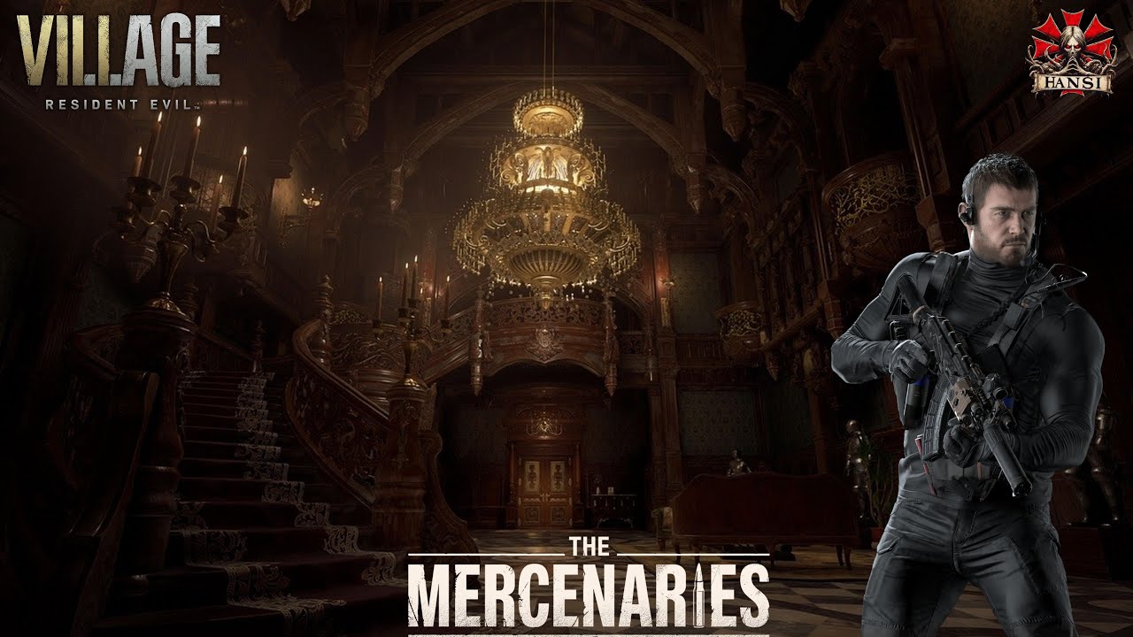 Resident Evil Village Mercenaries - Chris - Castle Dimitrescu map - YouTube