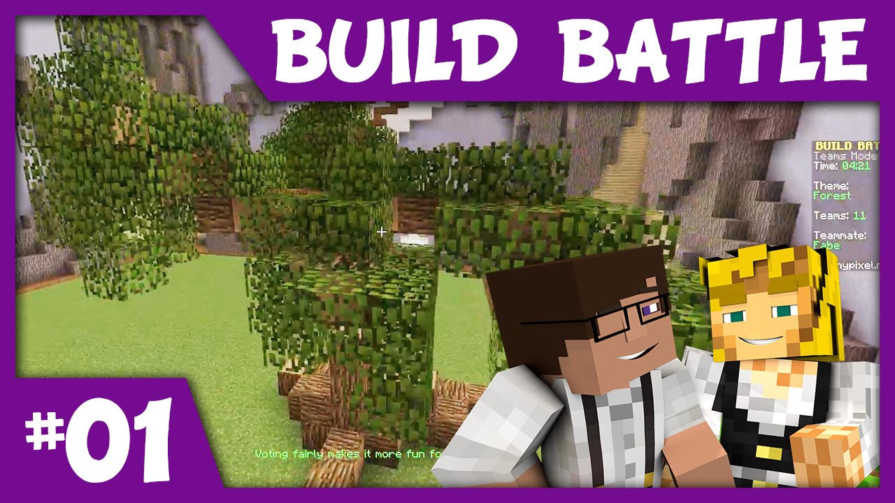 Minecraft Hypixel || Build Battle ft. IronStoneMine || TREES AND ...