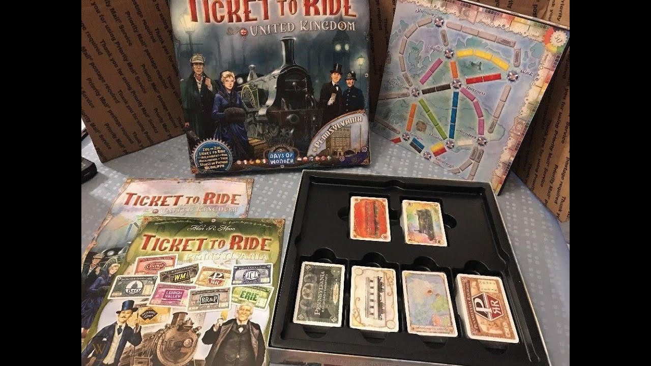 2019 12 07 Ticket to Ride Pennsylvania - YouTube
