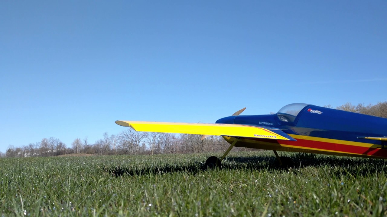 model airplane spring flying - YouTube