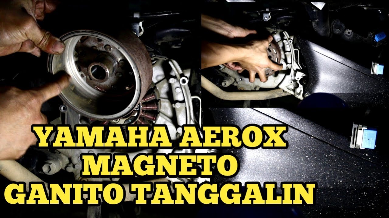 YAMAHA AEROX TANGGAL MAGNETO MOVES - YouTube