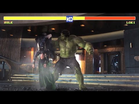 Hulk vs Loki | MCU Street Fighter - Round 1
