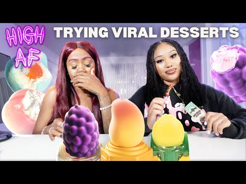 TRYING VIRAL TIKTOK ICE CREAM WITH MY MOM WHILE LIT🍦😂