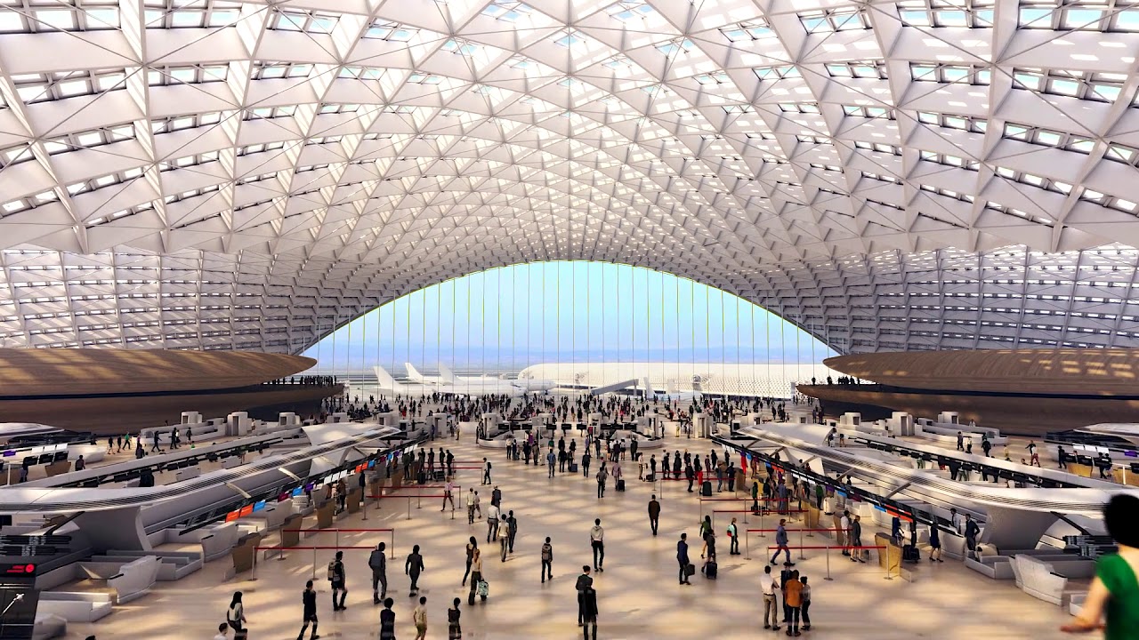 O’Hare Global Terminal and Global Concourse by Foster + Partners - YouTube