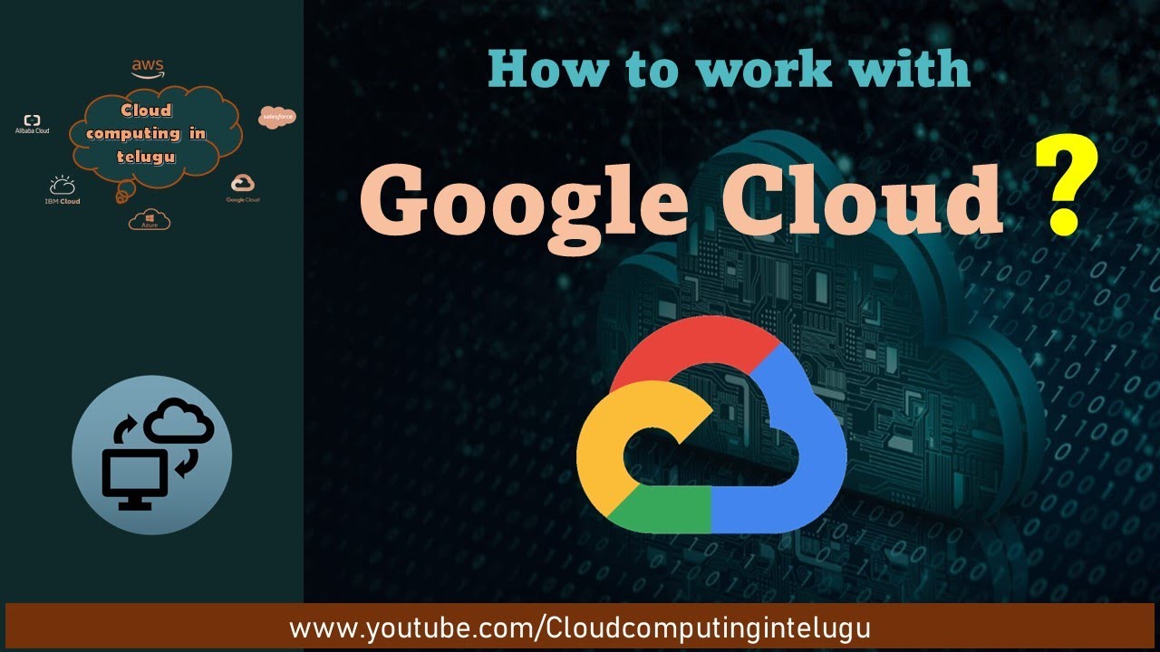 How to work with Google Cloud | Cloud Computing In Telugu | Amazon Web Services - YouTube