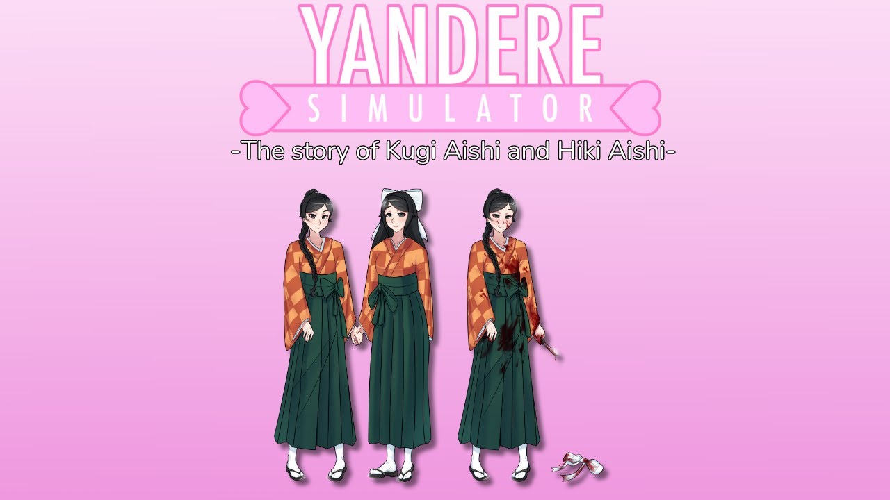 The Story Of Kugi Aishi and Hiki Aishi | Yandere Simulator - YouTube