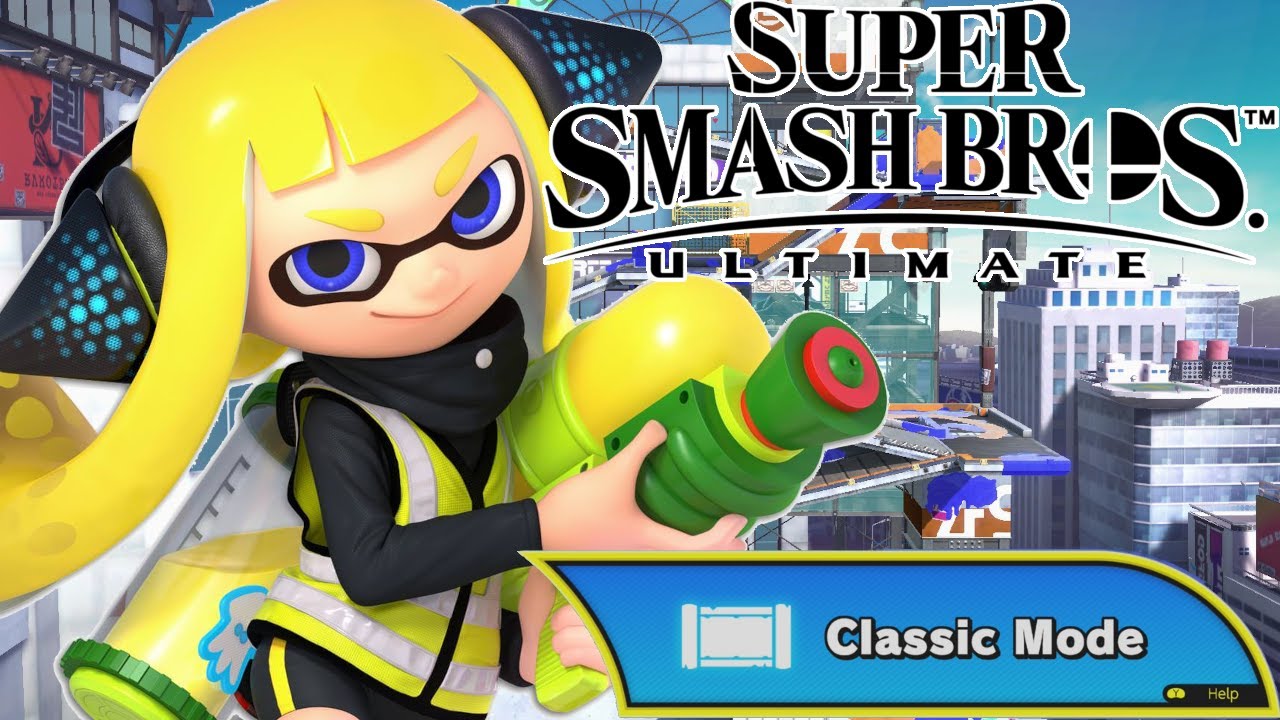 Super Smash Bros Ultimate Inkling Classic Mode Can I Beat My Old 7 0