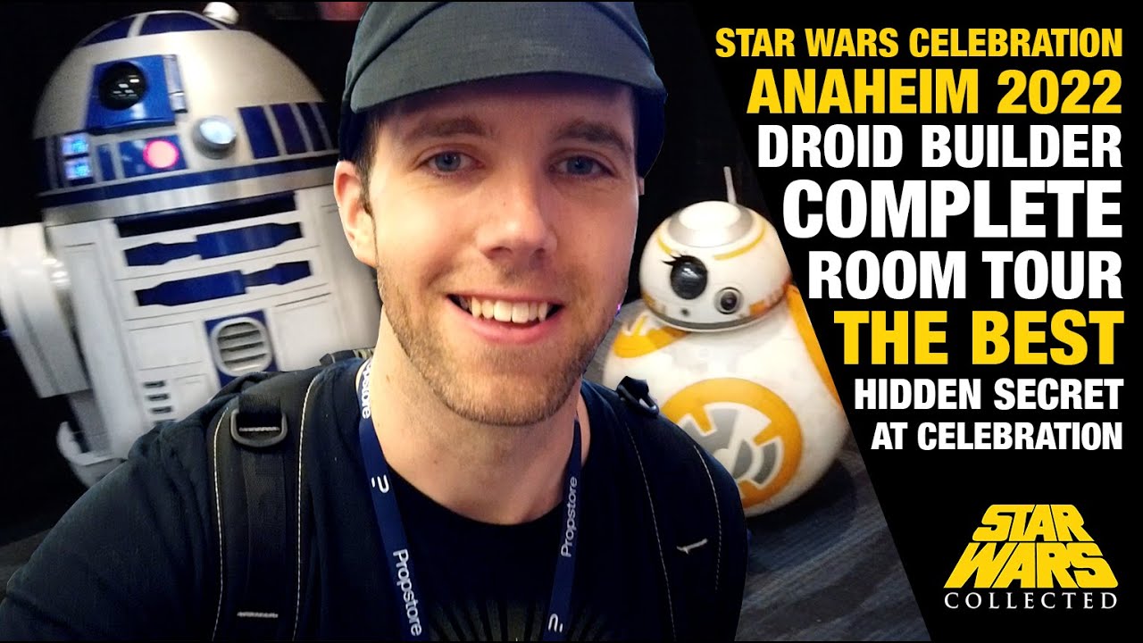 Complete Droid Builder Room Tour at Star Wars Celebration Anaheim 2022 ...
