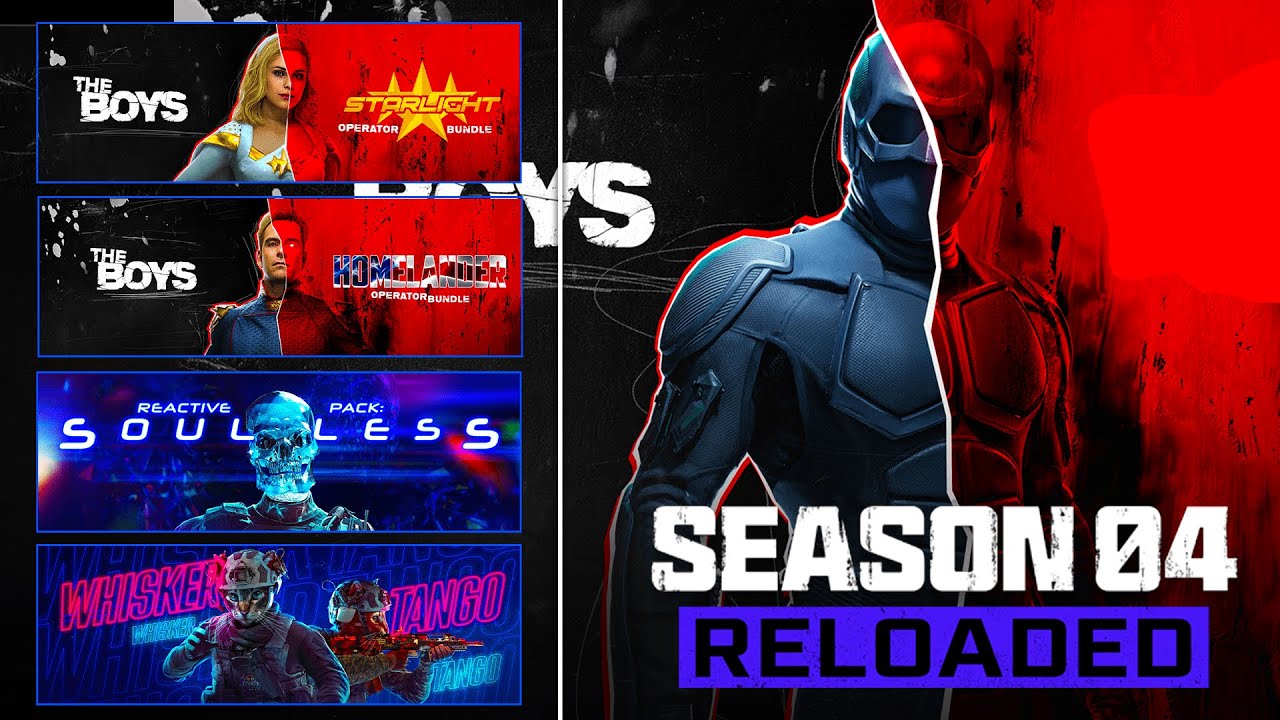 UPCOMING BUNDLES MW2 Season 4 Reloaded! (Black Noir, Homelander ...