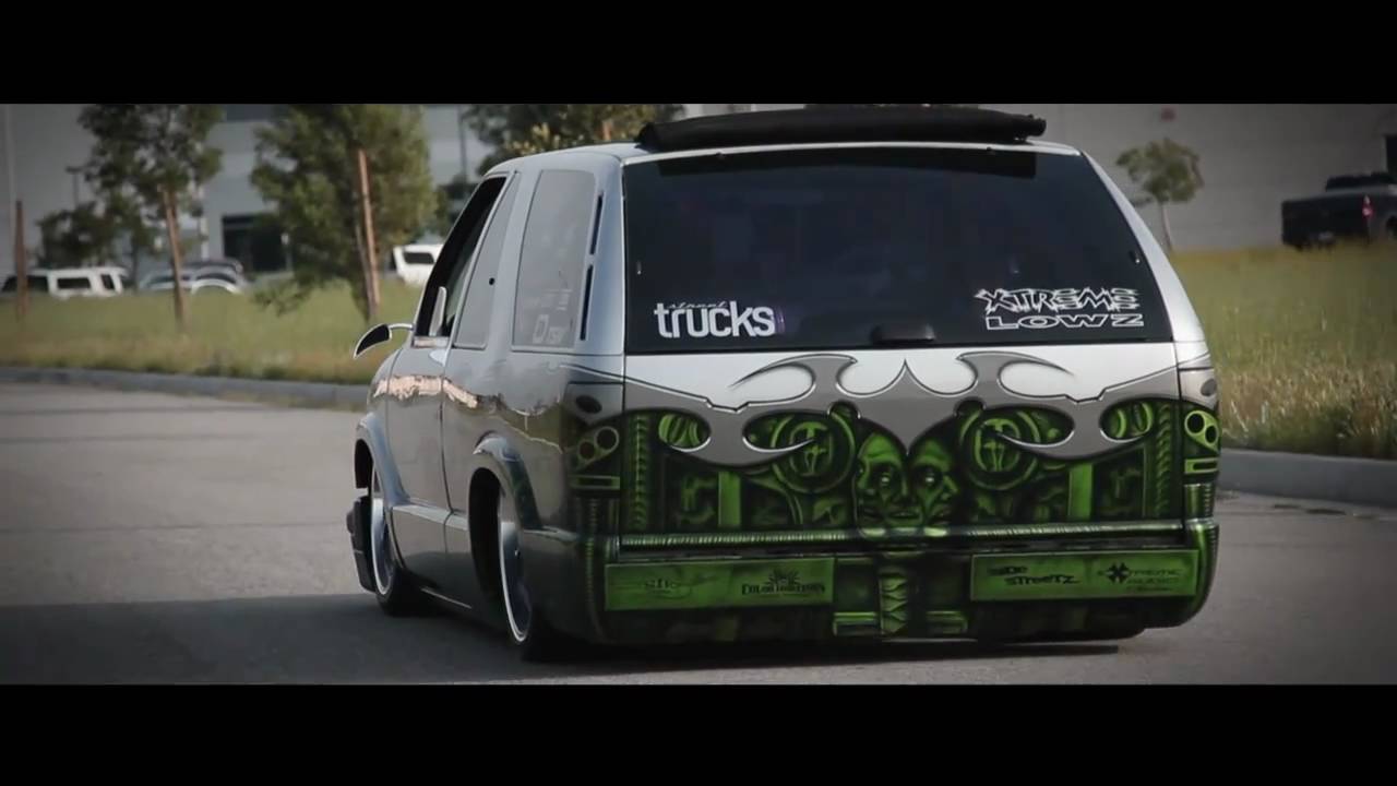 Custom Body Dropped Chevy Blazer - YouTube