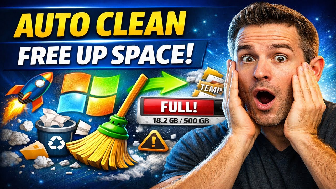 Let Windows Clean Itself! Set Up Automatic Disk Cleanup (Easy Guide ...