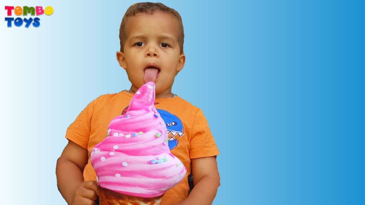 Melon Slime Prank, kids pretend play fun video, TemboToys - YouTube