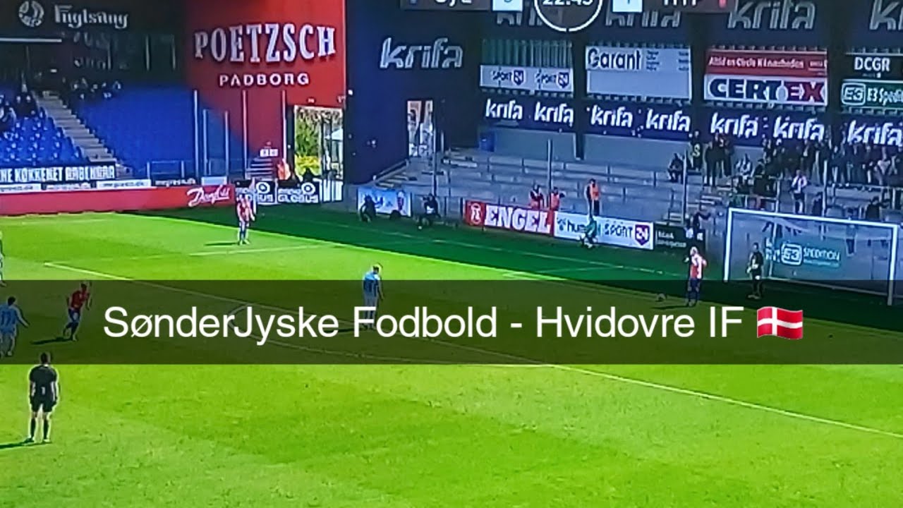 SønderJyske Fodbold - Hvidovre IF 🇩🇰 29-04-2023 0-1 goal - YouTube