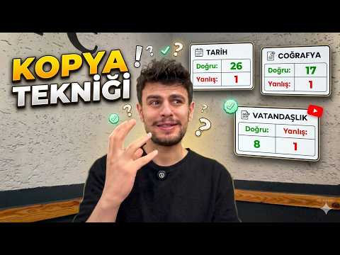 Kopya Tekniği Nedir ? Tarihten 26 Doğru Yapmamı Sağlayan Yöntem