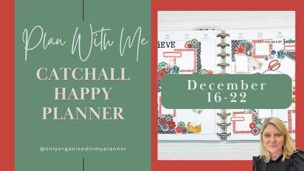 Plan With Me | Secret Santa Planner Challenge - YouTube