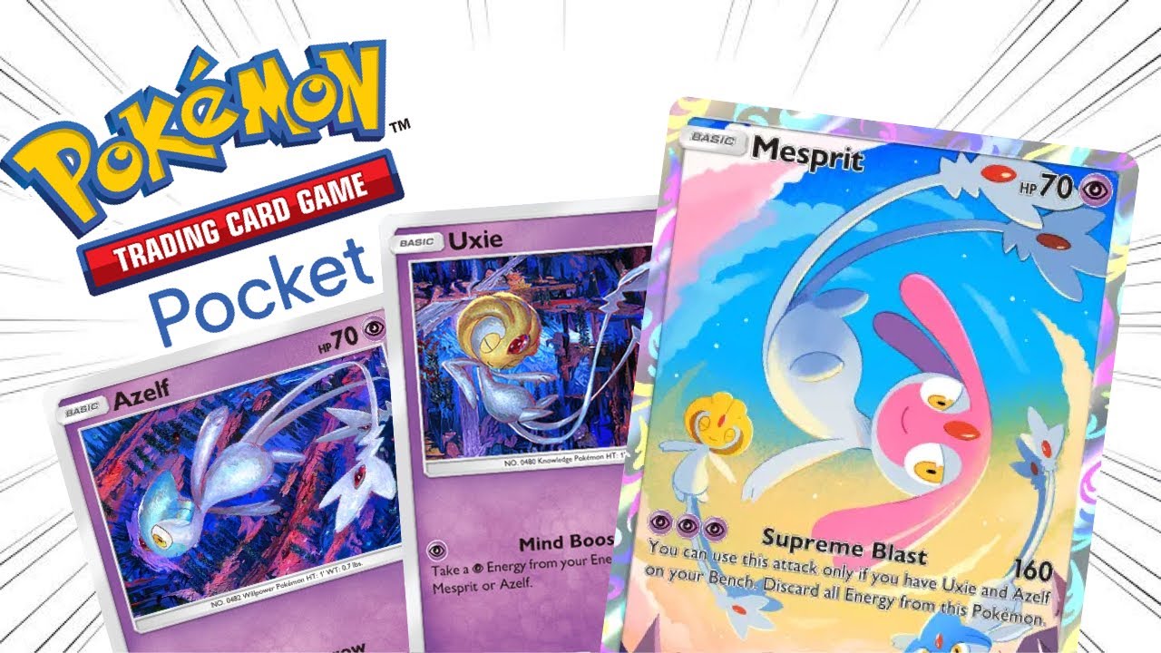 Mesprit - Pokémon TCG Pocket - YouTube