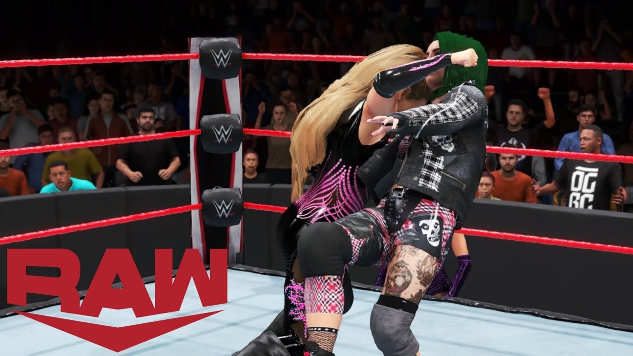 WWE 2K20 RAW NATALYA VS RUBY RIOTT - YouTube