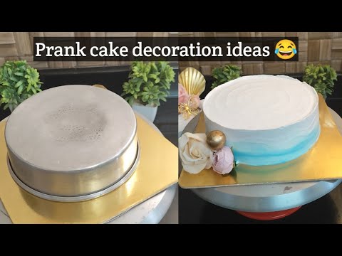 Prank cake decoration | fake cake | dummy cake | real or fake cake ...