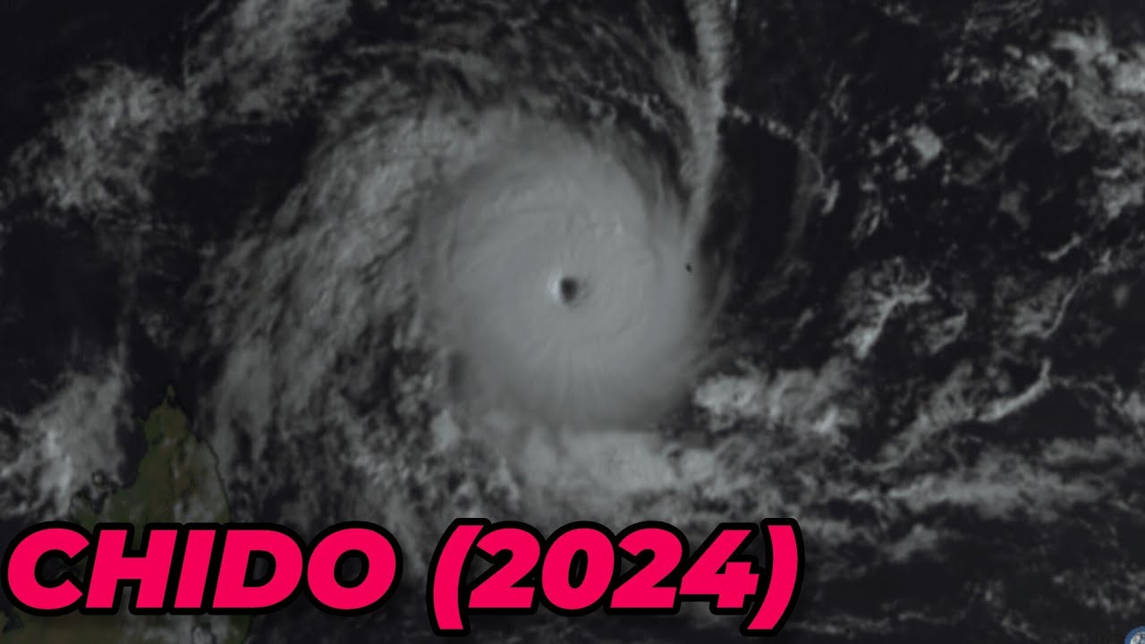 Track of Cyclone Chido (2024) - YouTube