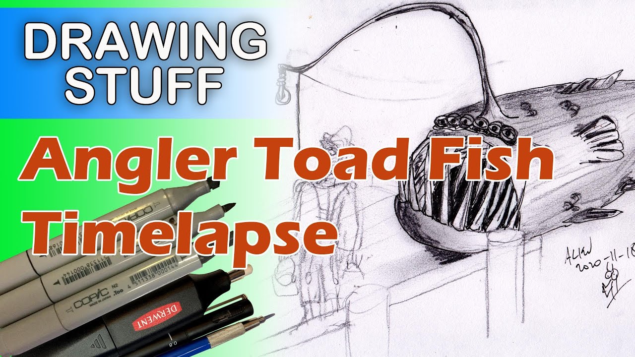 Drawing Aliens, Monsters and Strange Animals Creature Design: Angler ...