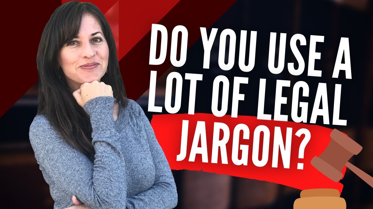 Attorneys Use Legal Jargon and Marketers Use Techie Jargon - YouTube